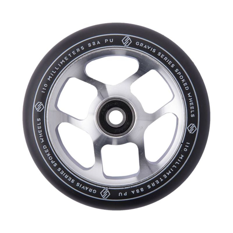 Striker Gravis Spoked Pro Scooter Wheel 110mm Raw - Scootshop.cz